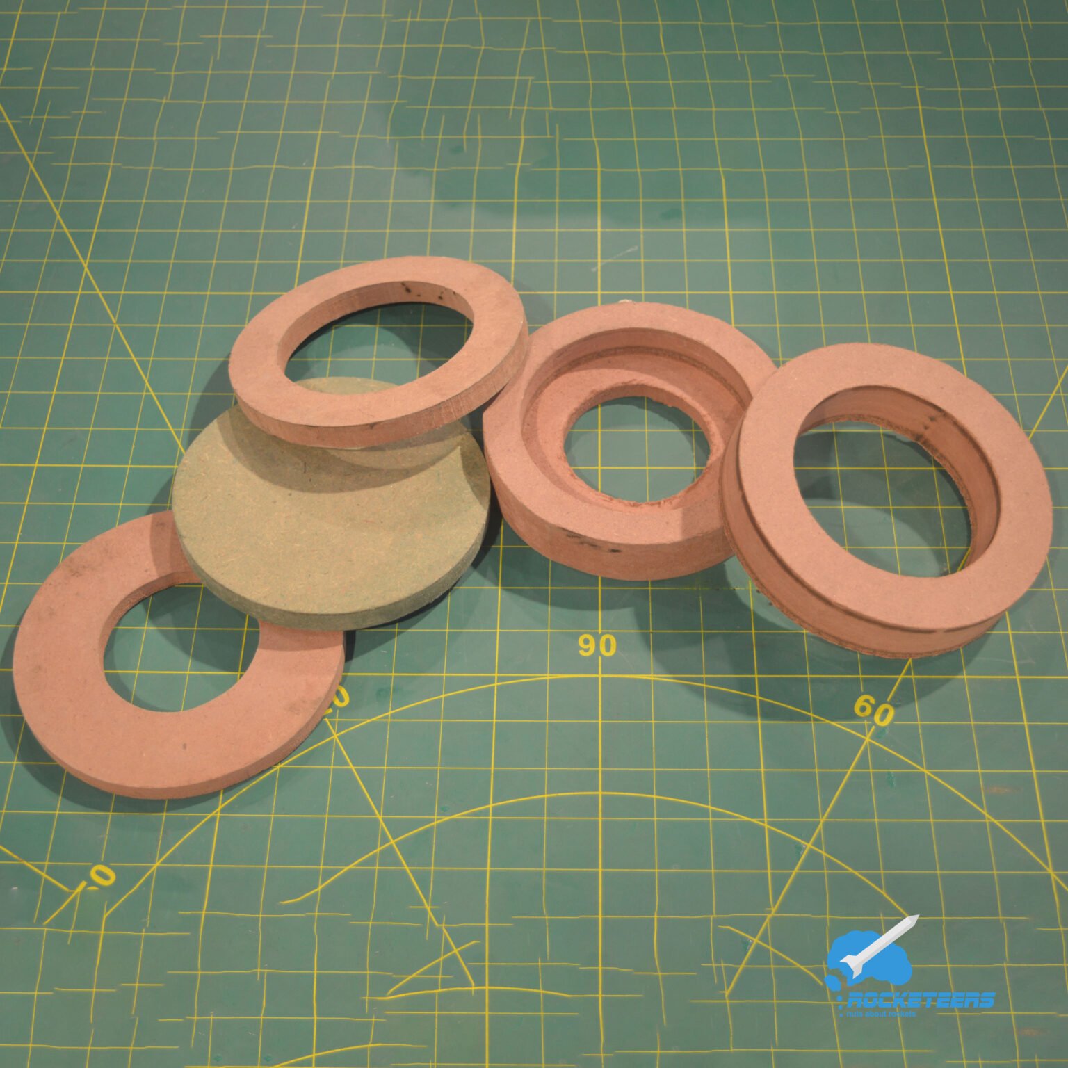 Centering Rings And Couplers Model Rocket Parts Assortment - Centering ...